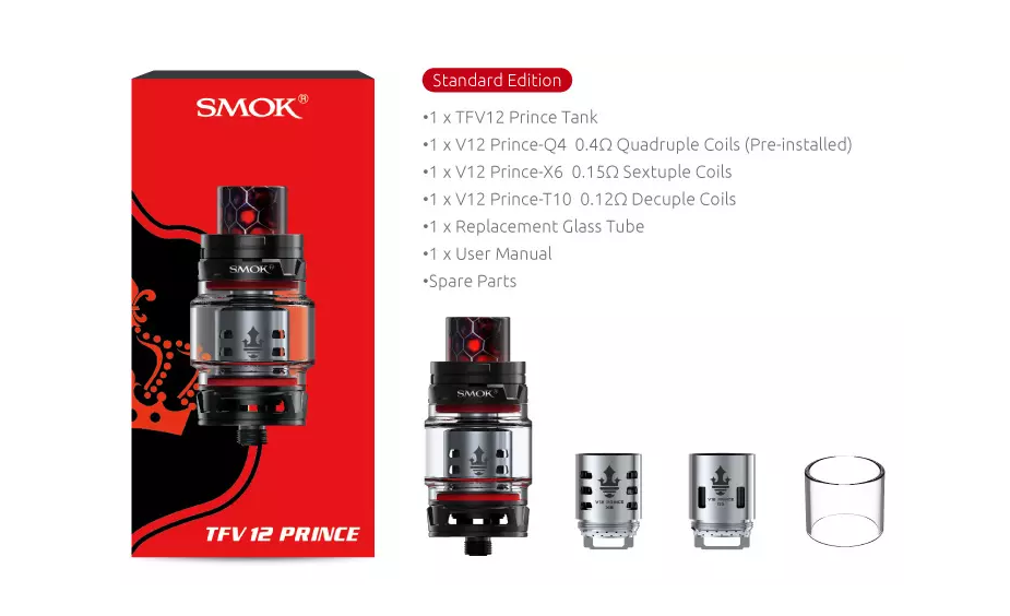 SMOK TFV12 Prince Tank 28mm Cheap Clearance | Vapesourcing