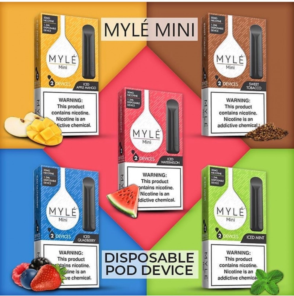 MYLE Mini Disposable Pod Device (2pcs/pack) | Vapesourcing