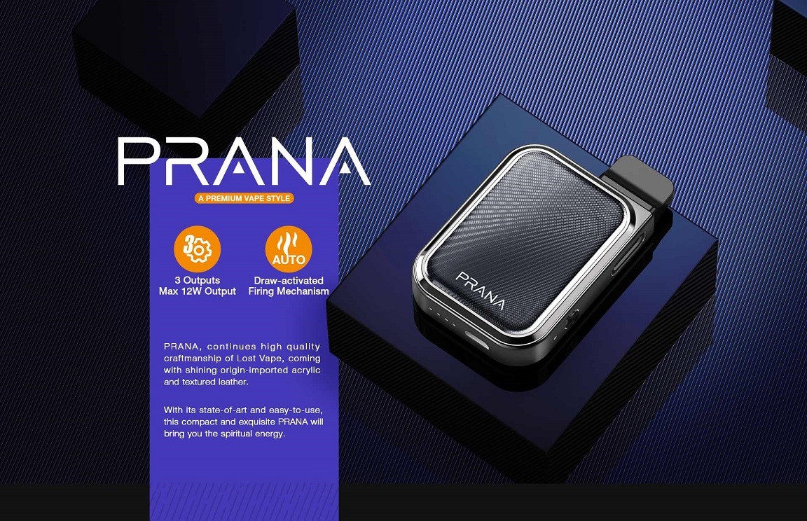 Lost Vape Prana Kit Small Size Pod System Kit 12W 1.0ml | Vapesourcing