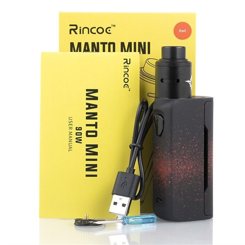 Rincoe Manto Mini Kit 90W with Metis RDA 24mm | Vapesourcing