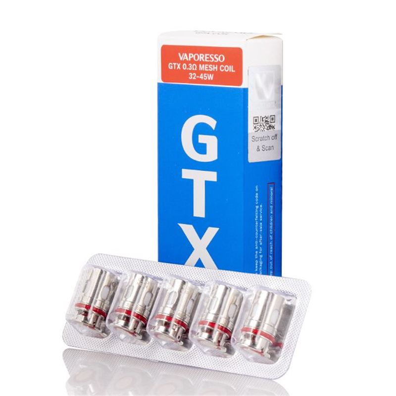 Vaporesso GTX Coils For GTX One Kit, Target PM80/30 Kit | Vapesourcing