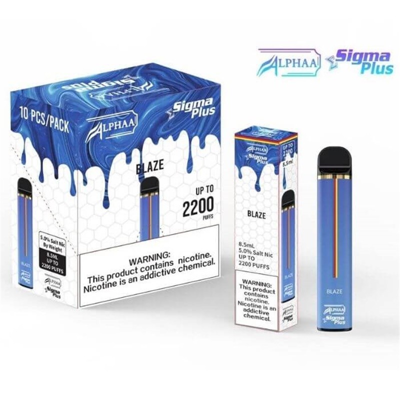 Alphaa Sigma Plus Disposable Vape Kit 2200 Puffs 8.5ml | Vapesourcing