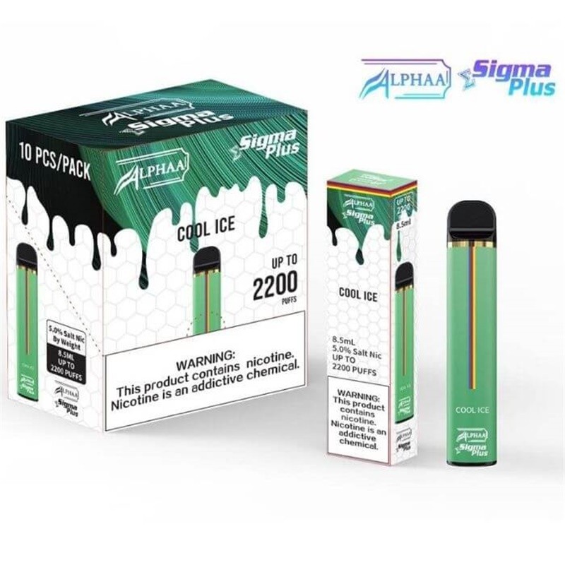 Alphaa Sigma Plus Disposable Vape Kit 2200 Puffs 8.5ml | Vapesourcing
