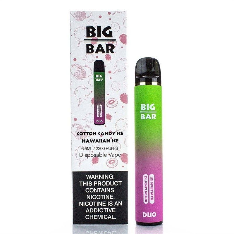 Big Bar Duo Disposable Vape Kit 2200 Puffs $13.49 USA Sale | Vapesourcing