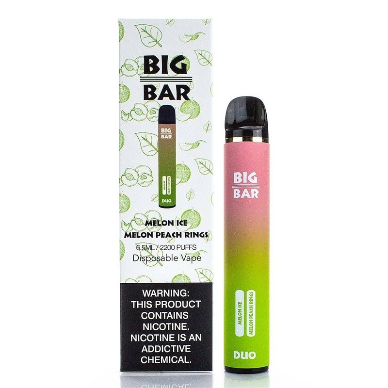 Big Bar Duo Disposable Vape Kit 2200 Puffs $13.49 USA Sale | Vapesourcing