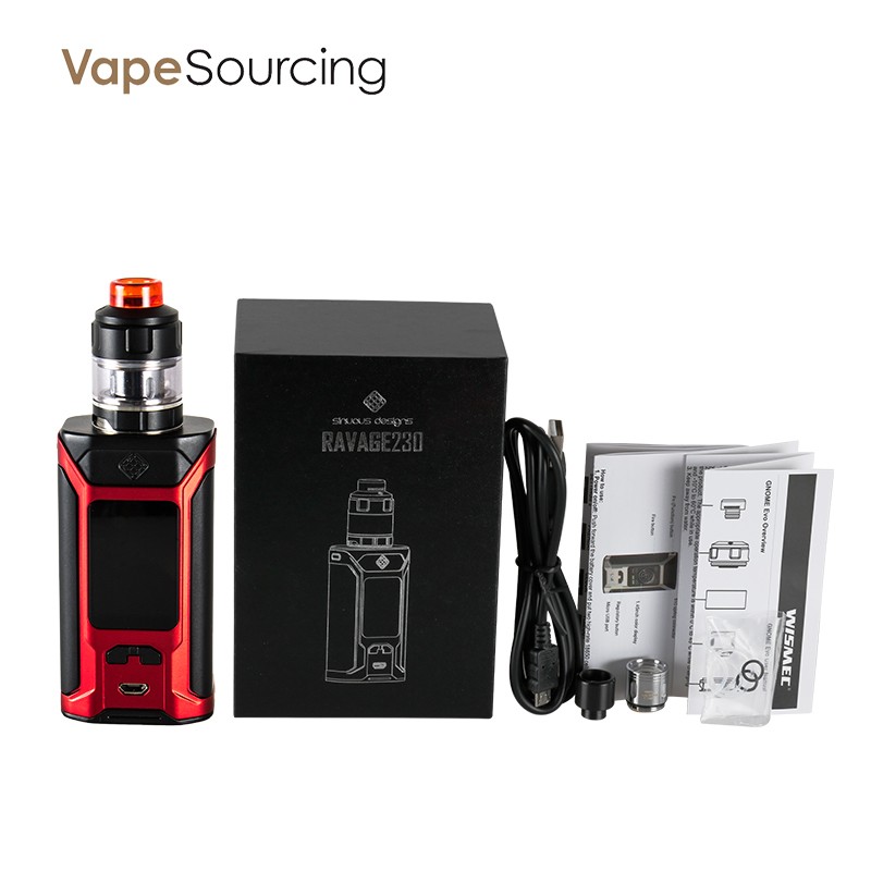Wismec SINUOUS RAVAGE230 Kit 200W $23.90 USA Sale | Vapesourcing