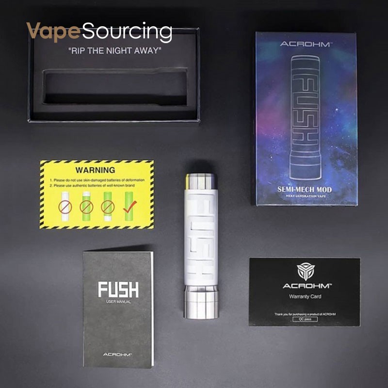 Acrohm Fush Semi-Mech LED Mod 26mm | Vapesourcing