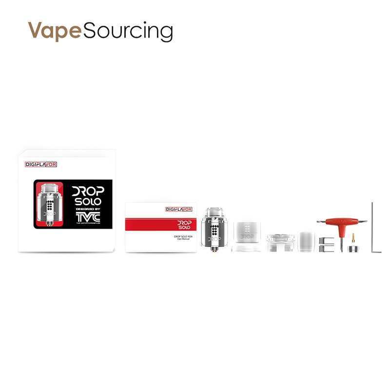 Digiflavor DROP SOLO RDA 22mm/24mm Rebuildable Dripping Atomizer ...