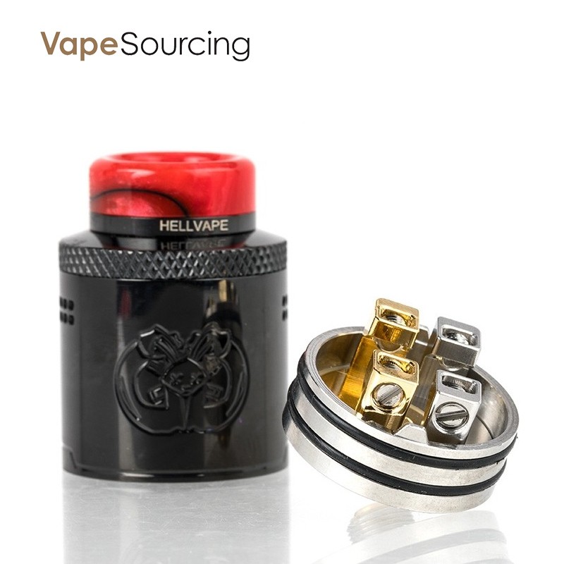 Hellvape Drop Dead RDA Rebuildable Dripping Atomizer 24mm | Vapesourcing