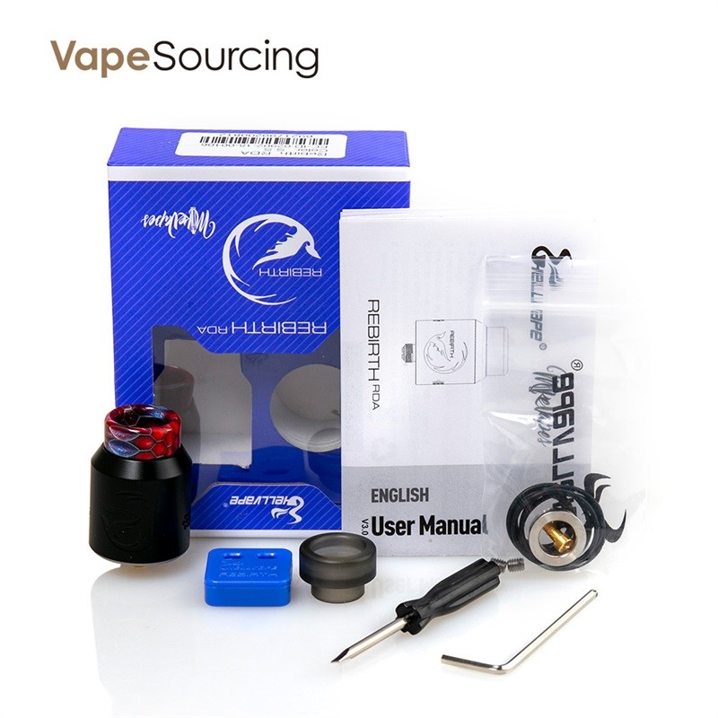 Hellvape ReBirth RDA 24mm BF Rebuildable Dripping Atomizer | Vapesourcing