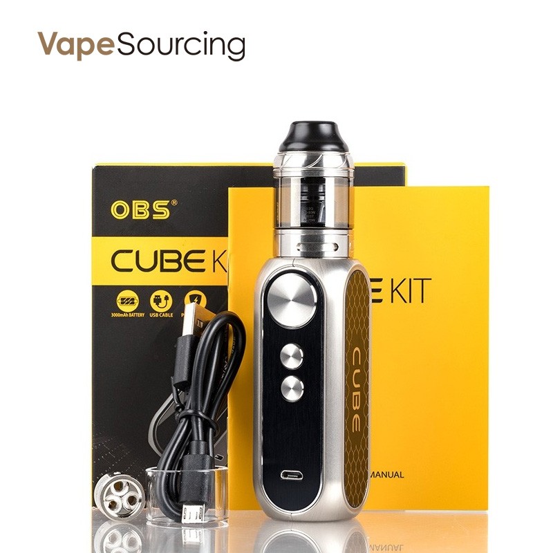 OBS Cube Kit 80W 3000mAh with 4ml Mesh Tank | Vapesourcing