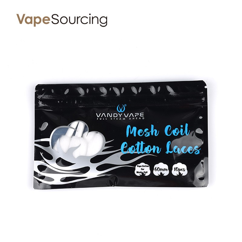 Vandy Vape Mesh Coil Cotton Laces (10pcs/pack) | Vapesourcing