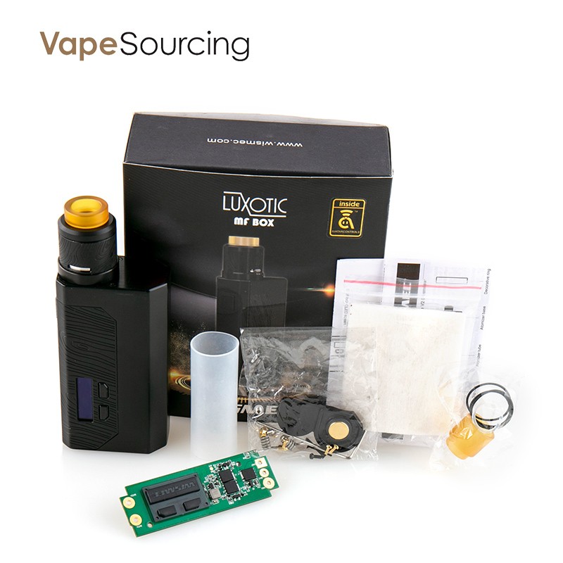 Wismec LUXOTIC MF Box Kit 100W With 7ml 24mm Guillotine V2 RDA ...