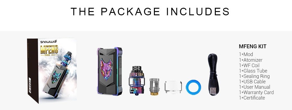 Snowwolf Mfeng Kit 200W Limited Edition Best For Sale | Vapesourcing