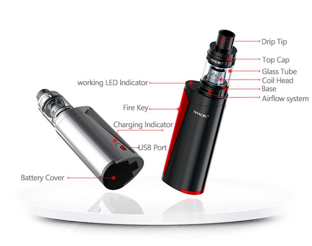 SMOK Priv V8 Kit 60W with TFV8 Baby Tank | Vapesourcing