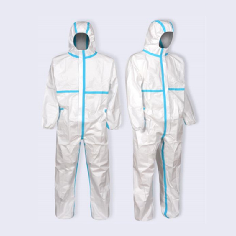 Composite Non-woven One-piece Isolation Clothing Protective Clothing ...
