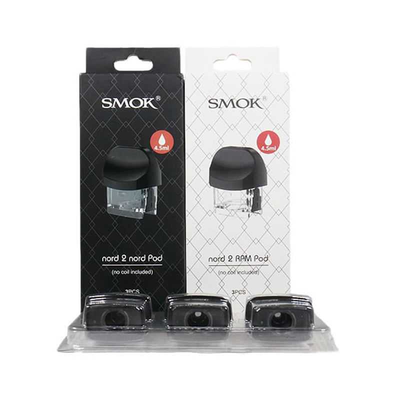 SMOK Nord 2 Empty Pod Cartridge 4 5ml USA Vapesourcing SMOK Nord 2 Empty Pod Cartridge 4 5ml USA Vapesourcing