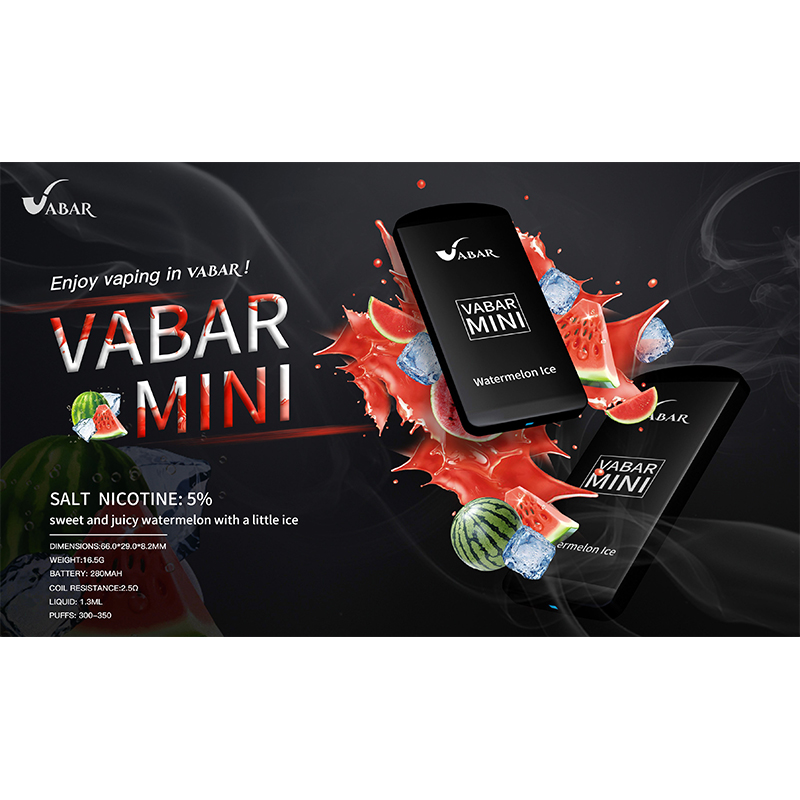 Vabar Mini Disposable Vape Pod Kit 280mAh 1.3ml (2pcs/pack) | Vapesourcing