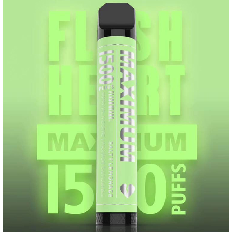 Flash Heart Maximum Disposable Vape Kit 1500 Puffs 5.5ml | Vapesourcing