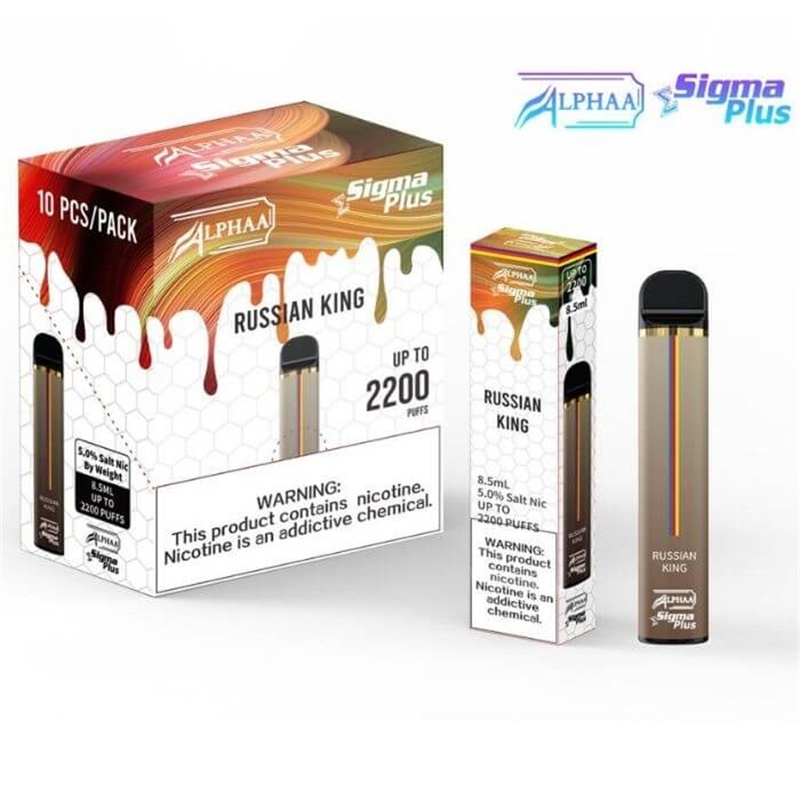 Alphaa Sigma Plus Disposable Vape Kit 2200 Puffs 8.5ml | Vapesourcing