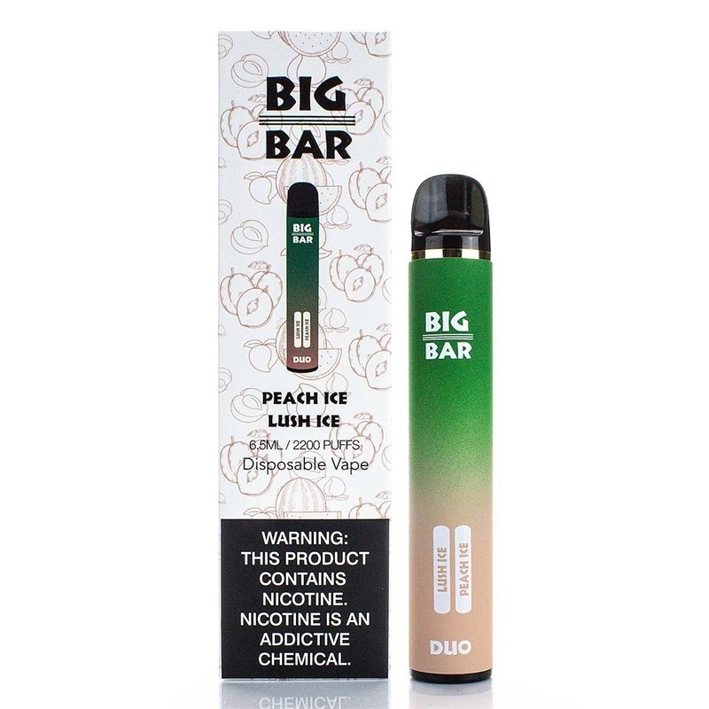 Big Bar Duo Disposable Vape Kit 2200 Puffs $13.49 USA Sale | Vapesourcing
