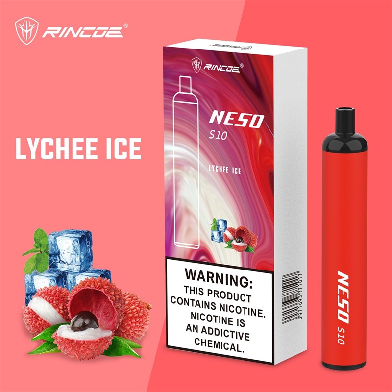 Rincoe Neso S10 Disposable Vape Pen Kit 600 Puffs 500mAh | Vapesourcing