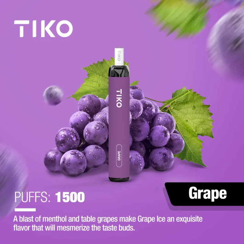 TIKO Disposable Vape Kit 1500 Puffs 800mAh | Vapesourcing