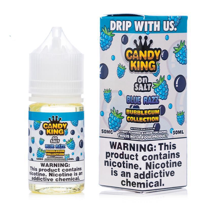 Candy King On Salt Blue Razz Bubblegum E-juice 30ml | Vapesourcing