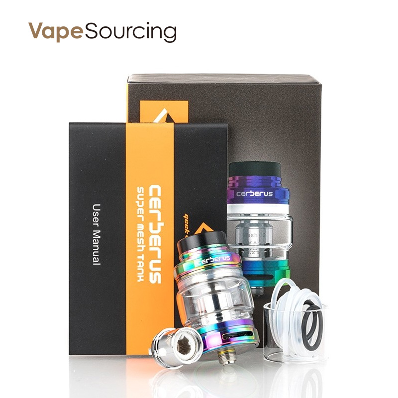 GeekVape Cerberus Tank 5.5ml 27mm With Super Mesh Coil | Vapesourcing