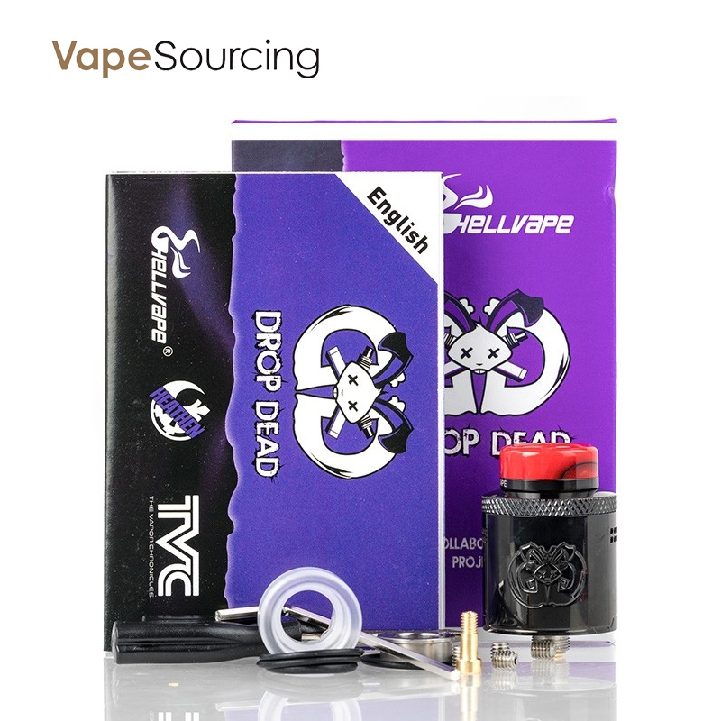 Hellvape Drop Dead RDA Rebuildable Dripping Atomizer 24mm | Vapesourcing
