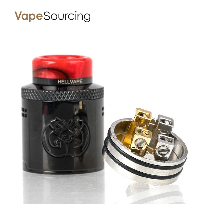 Hellvape Drop Dead RDA Rebuildable Dripping Atomizer 24mm | Vapesourcing