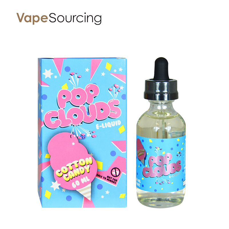 Pop Clouds Cotton Candy E-juice 60ml | Vapesourcing
