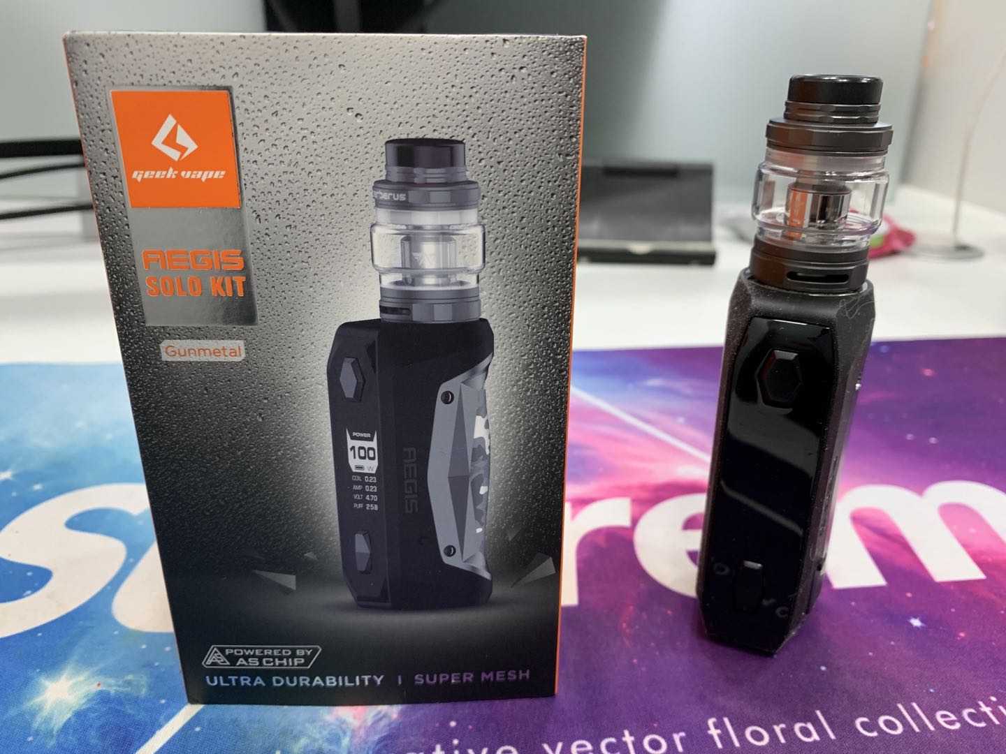 Geekvape Aegis Solo Kit 100W with Cerberus Tank | Vapesourcing