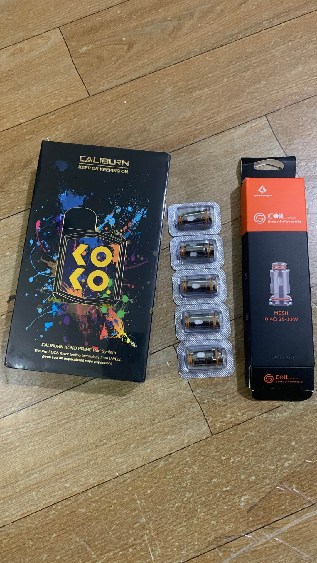 Caliburn KOKO Prime Uwell Pod Kit $23.49 Cheap In stock 15W | Vapesourcing