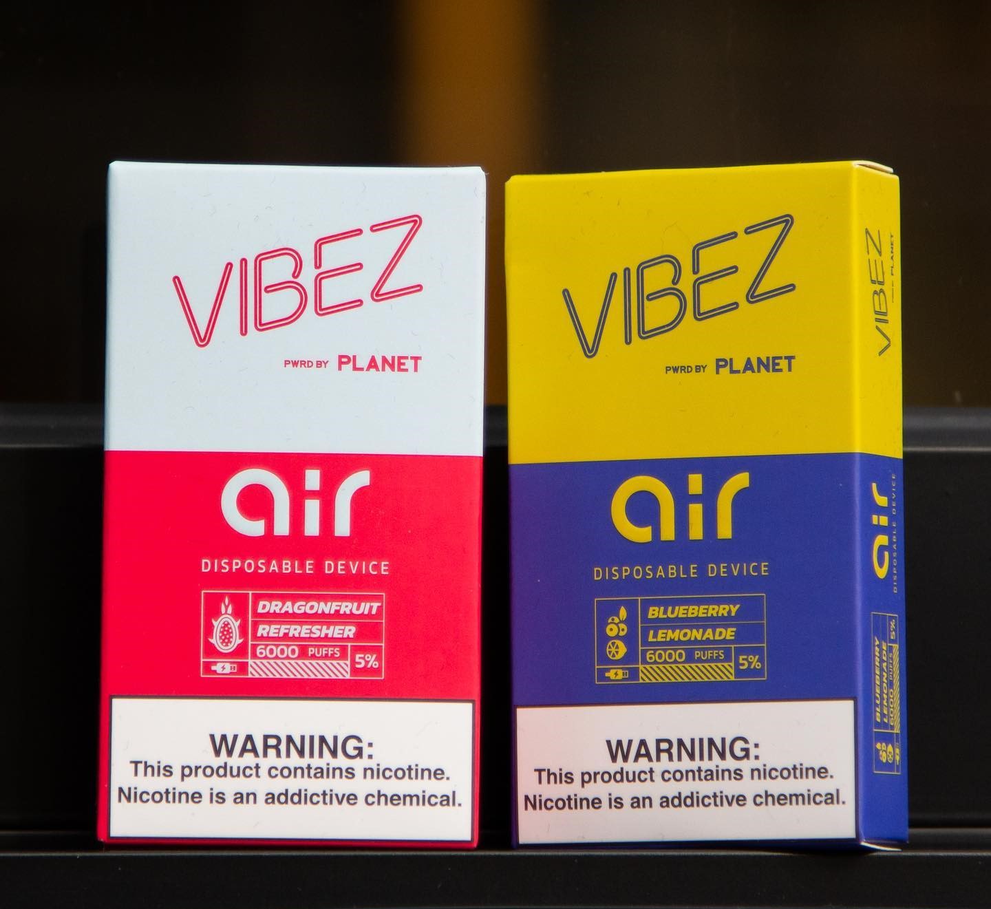 Vibez Air Rechargeable Disposable 6000 Puffs 11ml | Vapesourcing